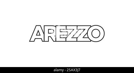 Arezzo in the Italia emblem for print and web. Design features ...