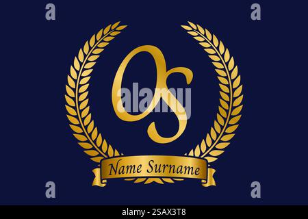 Initial letter SO, OS logo design vector template. Monogram SO logotype ...
