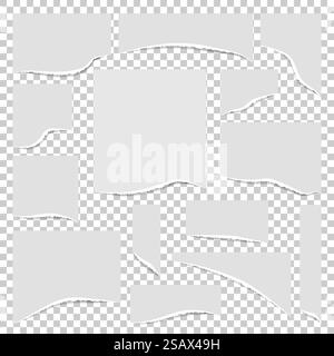 Piece of paper with torn edges. Old papyrus or map texture. Ripped ...