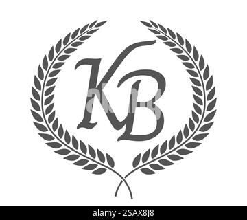 K, B, KB letter Logo Design. Alphabet KB initial logo vector Illustration Stock Vector Image ...