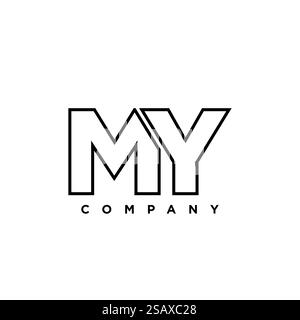 minimal letter P logo template Stock Vector Image & Art - Alamy