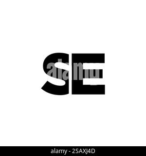 SE Letter logo design. Initial SE Logo template design Stock Vector Image & Art - Alamy