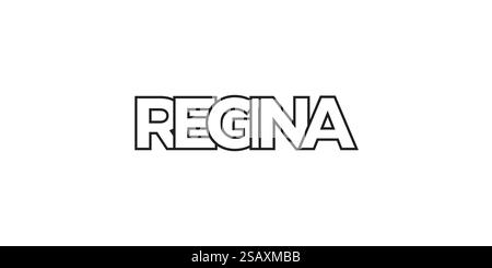 Regina in the Canada emblem for print and web. Design features ...