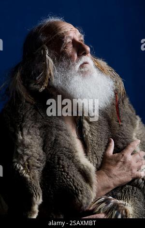 Australian aboriginal elder Francis Firebrace pictured at the Edinburgh ...
