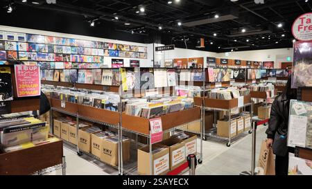 HMV record shop vinyl section at Umeda, Osaka Stock Photo - Alamy