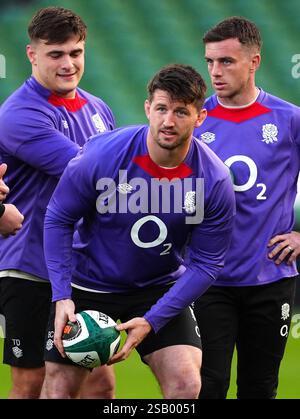 England's Ben Curry during Captain's Run at the Allianz Stadium, London ...