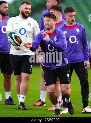 England's Ben Curry during Captain's Run at the Allianz Stadium, London ...