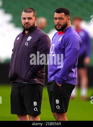 England Scrum Coach, Tom Harrison, during a press conference at the ...