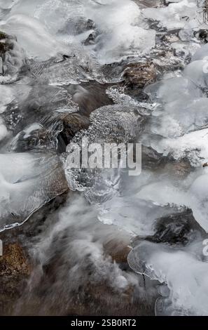 Icy stream in Oregon's Wallowa Mountains Stock Photo - Alamy