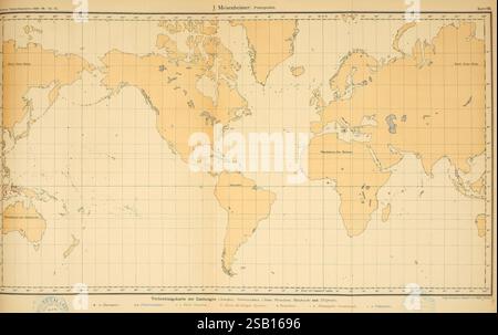 World map with the different continents and oceans Stock Photo - Alamy