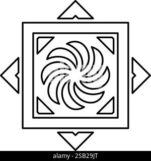 Armenian Arevakhach Neo paganism symbol sunny cross solar mythology ...