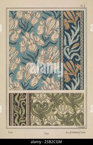 An intricate design featuring swirling lines and geometric patterns ...