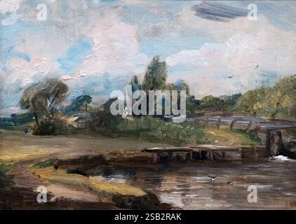 Suffolk Landscape by John Constable Stock Photo - Alamy