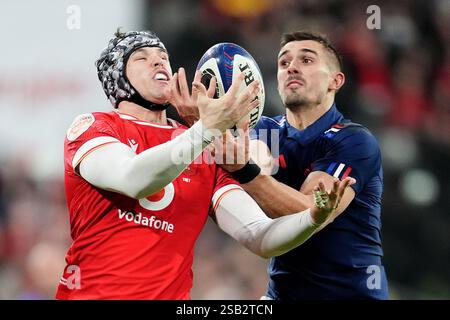 Wales' Tom Rogers during the Guinness Men's Six Nations match at the ...