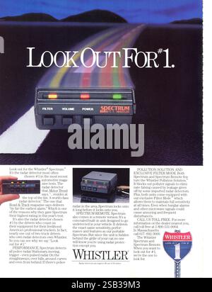 Vintage "Playboy" magazine October 1985 issue advert, USA Stock Photo ...
