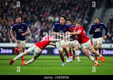Mickael Guillard during the 6 or Six Nations Championship rugby match ...