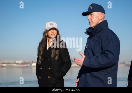 Adm. Kevin Lunday, acting commandant of the U.S. Coast Guard, speaks ...