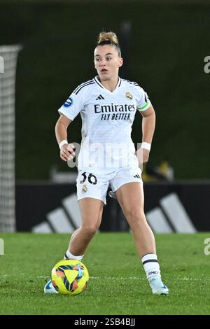 Irune Dorado of Real Madrid in action during the Spanish Women League ...