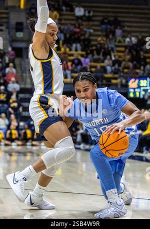 North Carolina guard Reniya Kelly, right front, celebrates with Indya ...