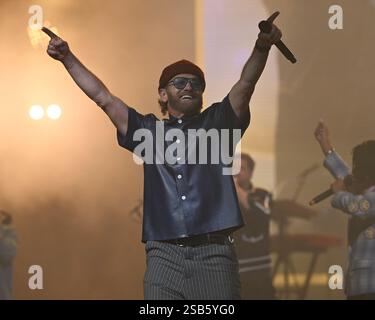 Sunrise, USA. 31st Jan, 2025. Taylor Cain Matz performs with CAIN in ...