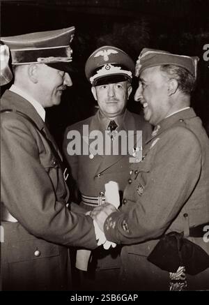 Nazi Adolf Hitler and Italy's Benito Mussolini Stock Photo - Alamy
