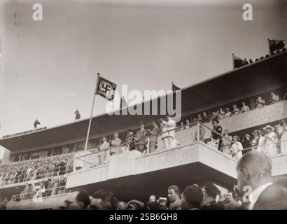 1936 Nazi Germany Olympics Propaganda poster card captioned 'Torch ...