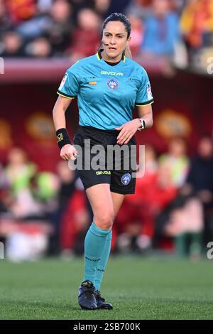 Referee Maria Marotta participates in the 17th day of the Serie A ...