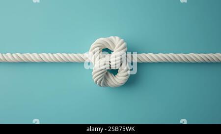 Beautifully Crafted Nautical Rope Knot in Elegant 3D Intricate ...