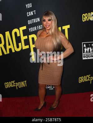 Model Carla Maria Cadotte attends the Los Angeles premiere of "Grace ...