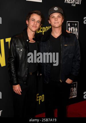 Actor John Owen Lowe and brother Matthew Lowe attend the premiere of ...