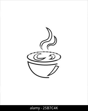 abstract Coffee cup logo, Coffee shop logo design, cafe cup logo ...