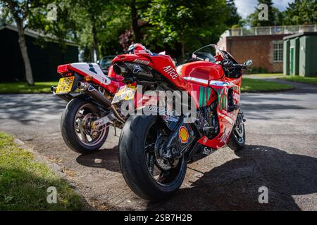 Alice Ducati, on display at the Bicester Heritage Scramble held on the ...