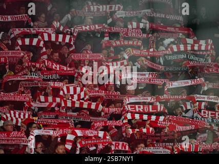 February 01 2025: Union Berlin fans during a 1. Bundesliga game, Union ...