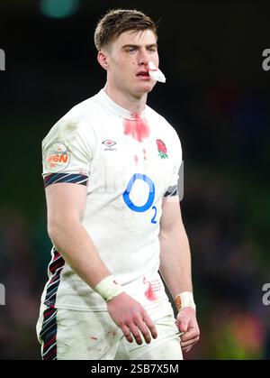 England's Tommy Freeman reacts following the Guinness Men's Six Nations ...