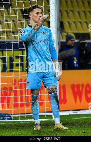 Jan Jakob Olschowsky (Torwart Alemannia Aachen, 1) ist machtlos gegen ...