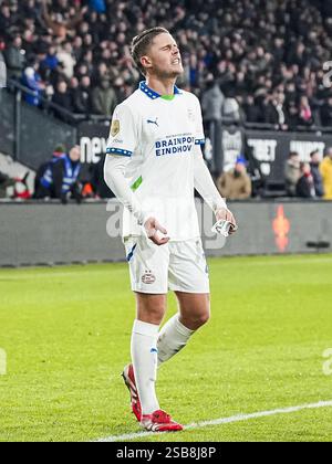 EINDHOVEN - Joey Veerman of PSV Eindhoven balks during the 29th edition ...