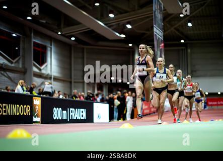Michelle Janiak (GER/SCC Berlin) im Einsatz als Tempomacherin ?ber 800m ...