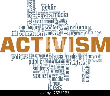 Civil Rights world cloud background. Federal awareness Vector ...