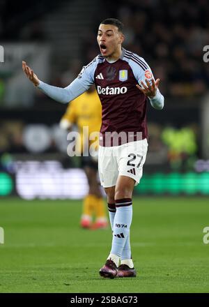 Aston Villa's Morgan Rogers during the Premier League match at the ...