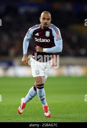 Aston Villa's Donyell Malen during the Premier League match at Villa ...