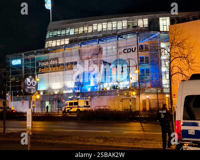 Wahlplakat der CDU mit Friedrich Merz zur Bundestagswahl 2025 *** CDU ...