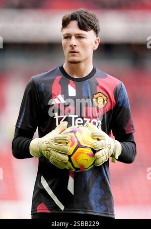 Manchester United goalkeeper Elyh Harrison during the Premier League ...