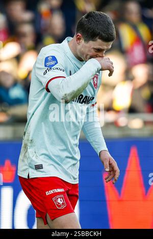 DEVENTER - FC Twente players after the Dutch Eredivisie match between ...