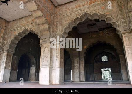 interior, Rang Mahal, Red Fort, Delhi, India, Asia, UNESCO World ...
