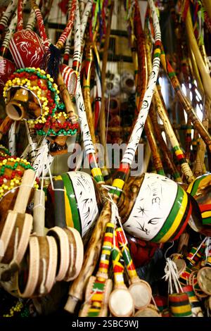 Traditional Brazilian percussion instrument called Cuica Stock Photo ...