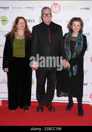 Mark Kermode, left, and Linda Ruth Williams pose for photographers upon ...