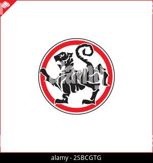 Emblem, symbol martial arts. SHOTOKAN KARATE TIGER Stock Vector Image ...