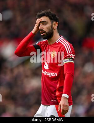 A dejected Bruno Fernandes of Manchester United after Video assistant ...