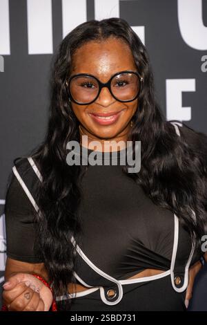 Los Angeles, USA. 01st Feb, 2025. Jacob Munoz, Firefighter widow Kate ...