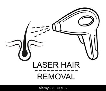 Skin hair remove icon outline vector. Candle wax. Aroma depilation ...